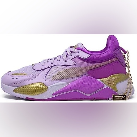 Puma | Shoes | Puma Rsx Womens Purple Gold Pink Rsx New | Poshmark